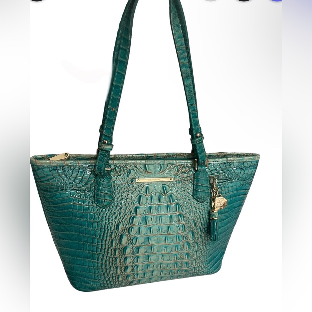 Brahmin Asher Turquoise Melbourne Medium - Gem